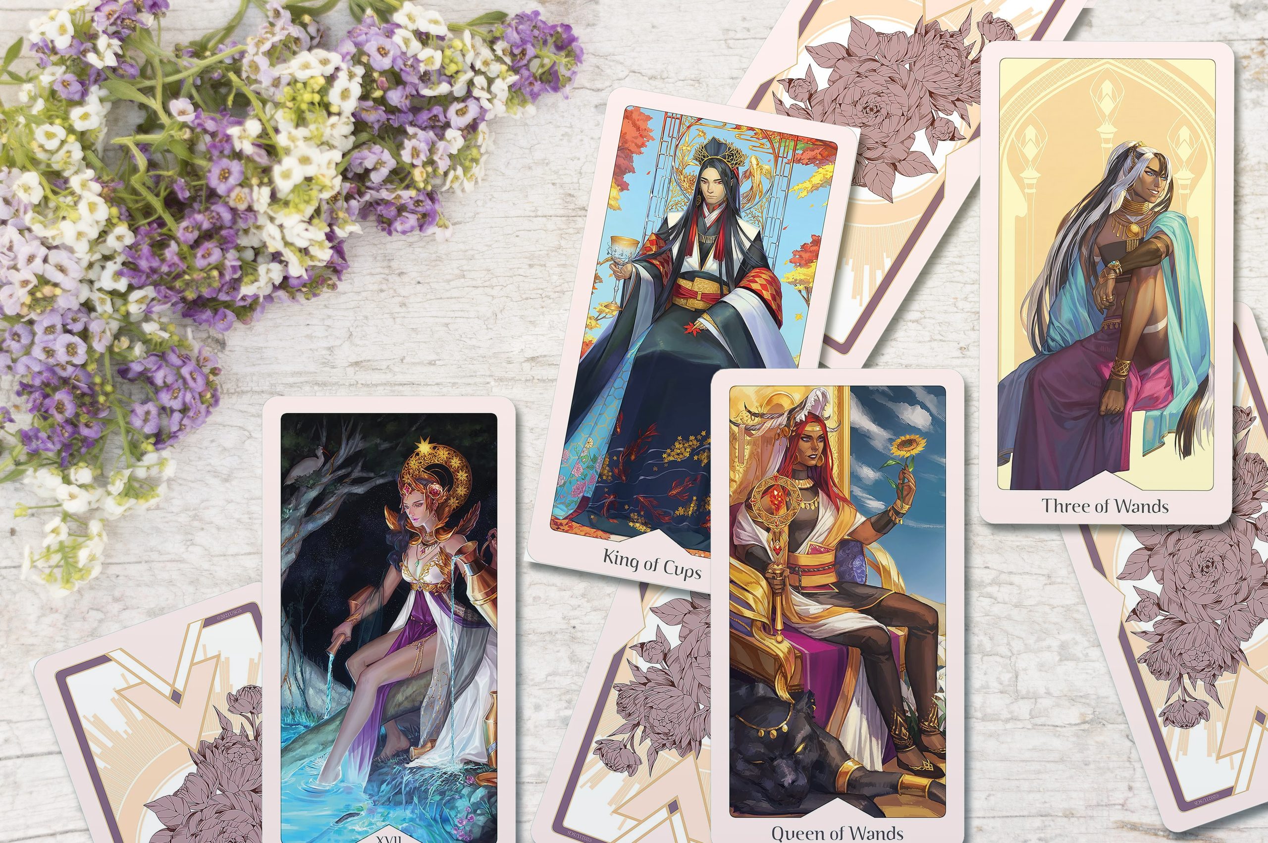 Heavenly Bloom Tarot Deck Usagi Corner